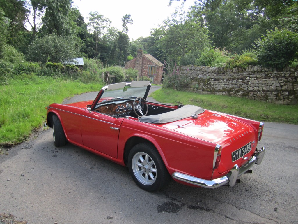 Triumph TR4A Purposeful Rear - ClassicCarsDriven.com